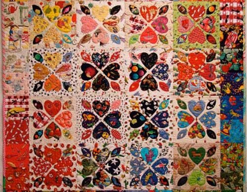 Rococo Garden Quilt - Free Quilt Pattern - Love to Stitch and Sew
