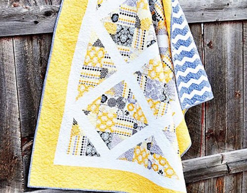 Raw-edge Layer Cake Quilt - Free Quilting Tutorial - Love to Stitch and Sew