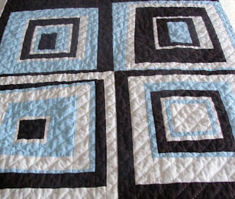 Log Cabin Swirl Quilt - Free Quilt Tutorial - Love to Stitch and Sew