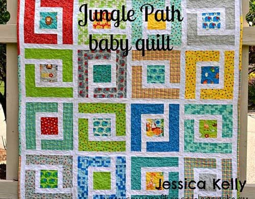 Wonky Log Cabin Block - Free Quilting Tutorial - Love to Stitch and Sew