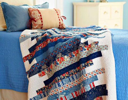 Jungle Path Baby Quilt - Free Quilt Pattern - Love to Stitch and Sew