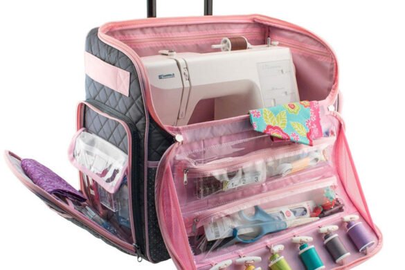 Sewing Machine Carrying Case - Love to Stitch and Sew