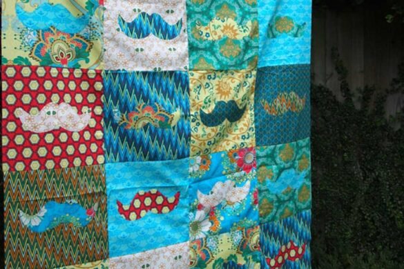 Jungle Path Baby Quilt - Free Quilt Pattern - Love to Stitch and Sew